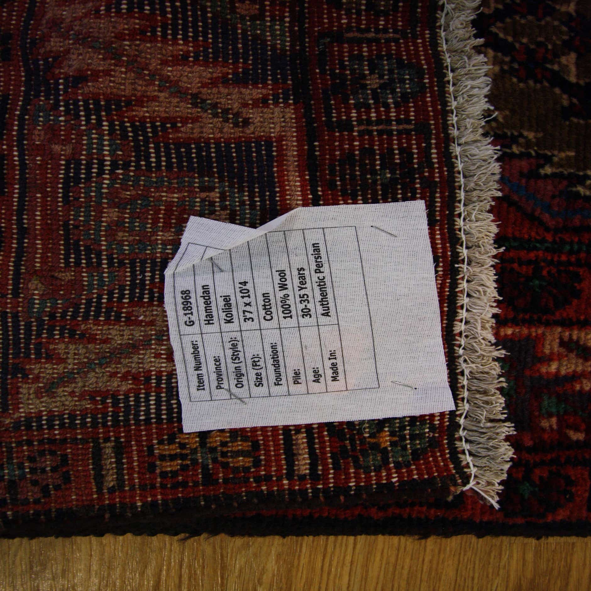 Olive 3' 7 x 10' 4 Hand Knotted Koliaei Persian Wool Runner Rug | eSaleRugs