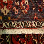 Red 6' 10 x 9' 11 Hand Knotted Bakhtiar Persian Wool Rug | eSaleRugs