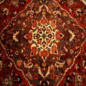 Red 6' 10 x 9' 11 Hand Knotted Bakhtiar Persian Wool Rug | eSaleRugs