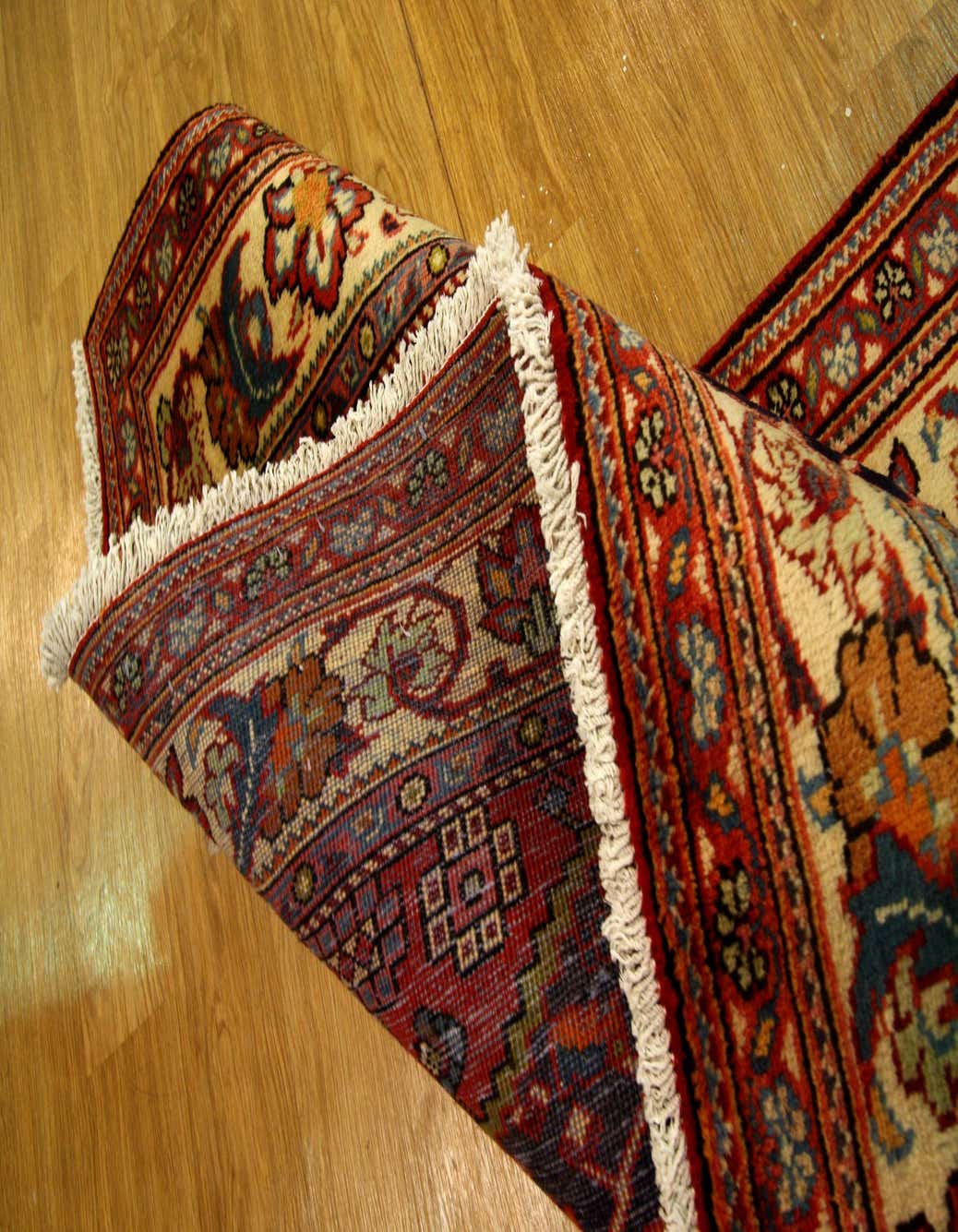 Navy Blue 6' 7 x 9' 8 Hand Knotted Bakhtiar Persian Wool Rug | eSaleRugs