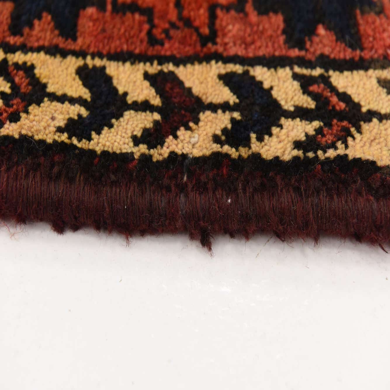 Red 5' 4 x 6' 10 Hand Knotted Bakhtiar Persian Wool Rug | eSaleRugs