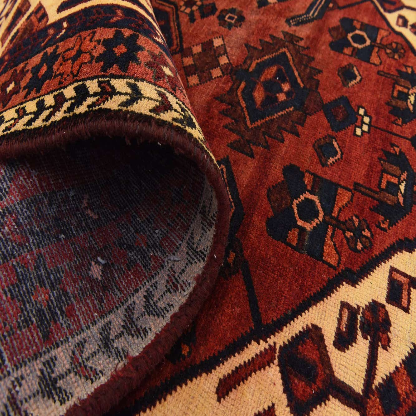 Red 5' 4 x 6' 10 Bakhtiar Persian Rug | eSaleRugs