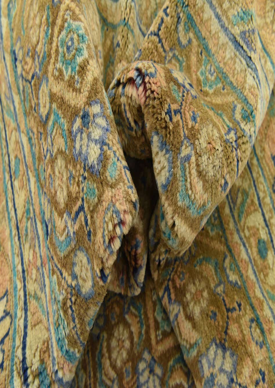 Olive 6' 6 x 10' 7 Hand Knotted Farahan Persian Wool Rug | eSaleRugs