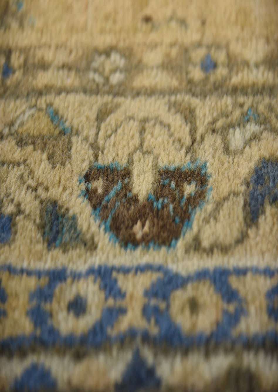 Brown 5' 2 x 15' 1 Hand Knotted Hossainabad Persian Wool Runner Rug ...