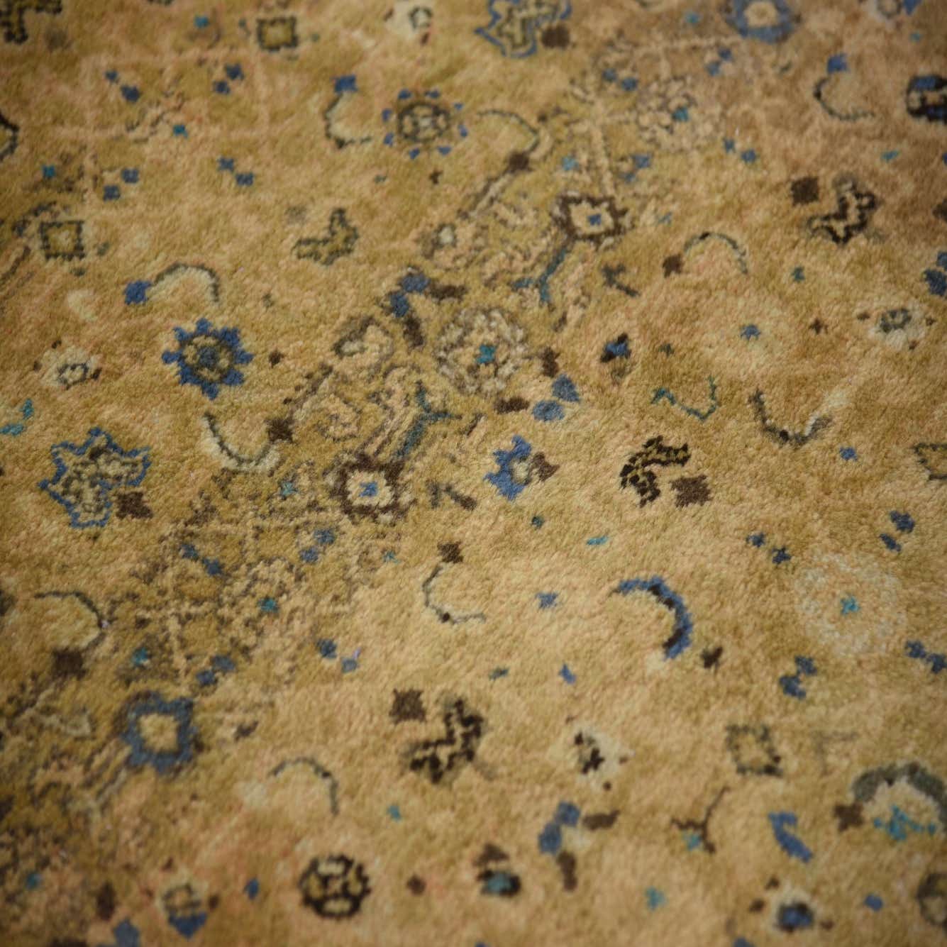 Brown 5' 2 x 15' 1 Hand Knotted Hossainabad Persian Wool Runner Rug ...