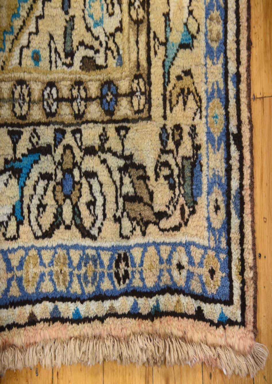 Brown 5' 2 x 15' 1 Hand Knotted Hossainabad Persian Wool Runner Rug ...