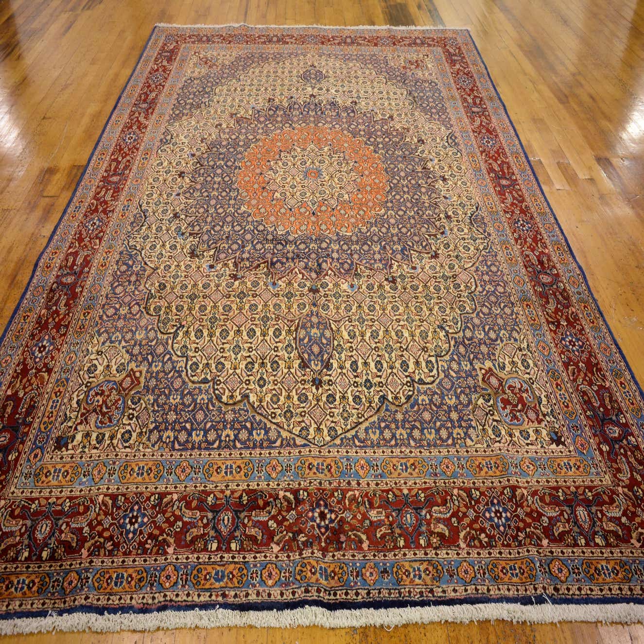 Ivory 9' x 12' 2 Mood Persian Rug | eSaleRugs