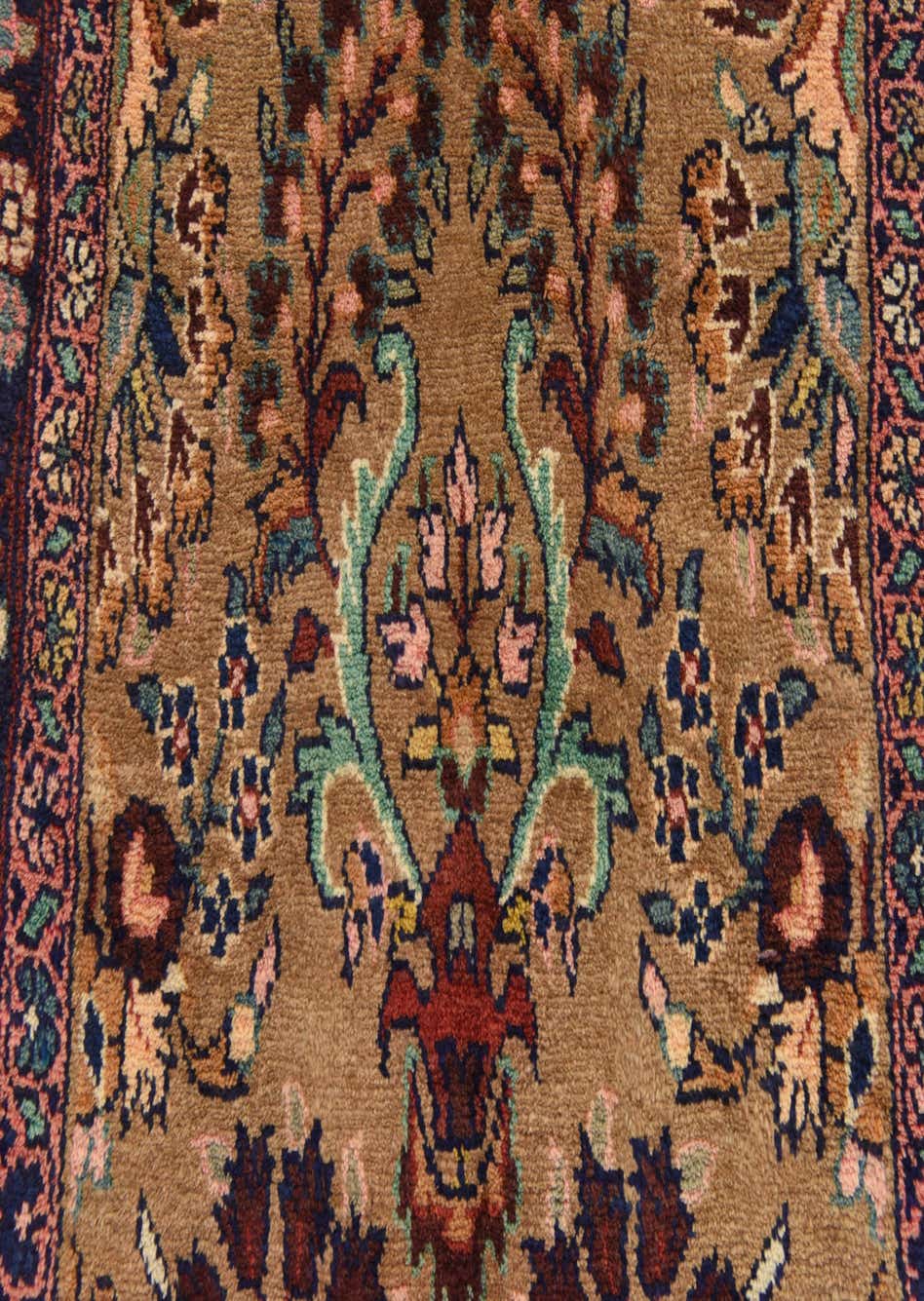 Olive 3' 3 x 8' 9 Hand Knotted Liliyan Persian Wool Runner Rug | eSaleRugs
