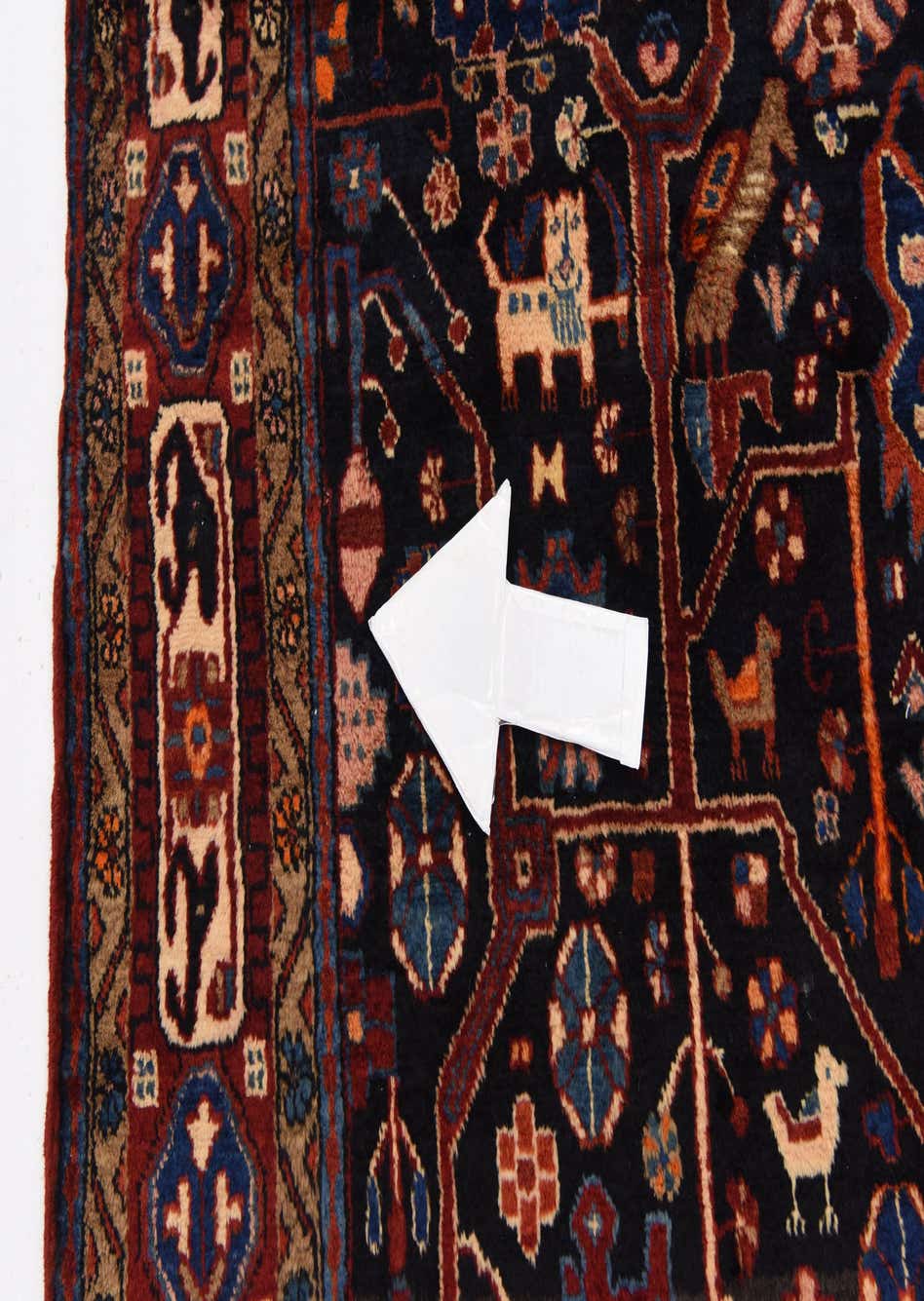 Navy Blue 5' 5 x 9' 10 Hand Knotted Nahavand Persian Wool Rug | eSaleRugs