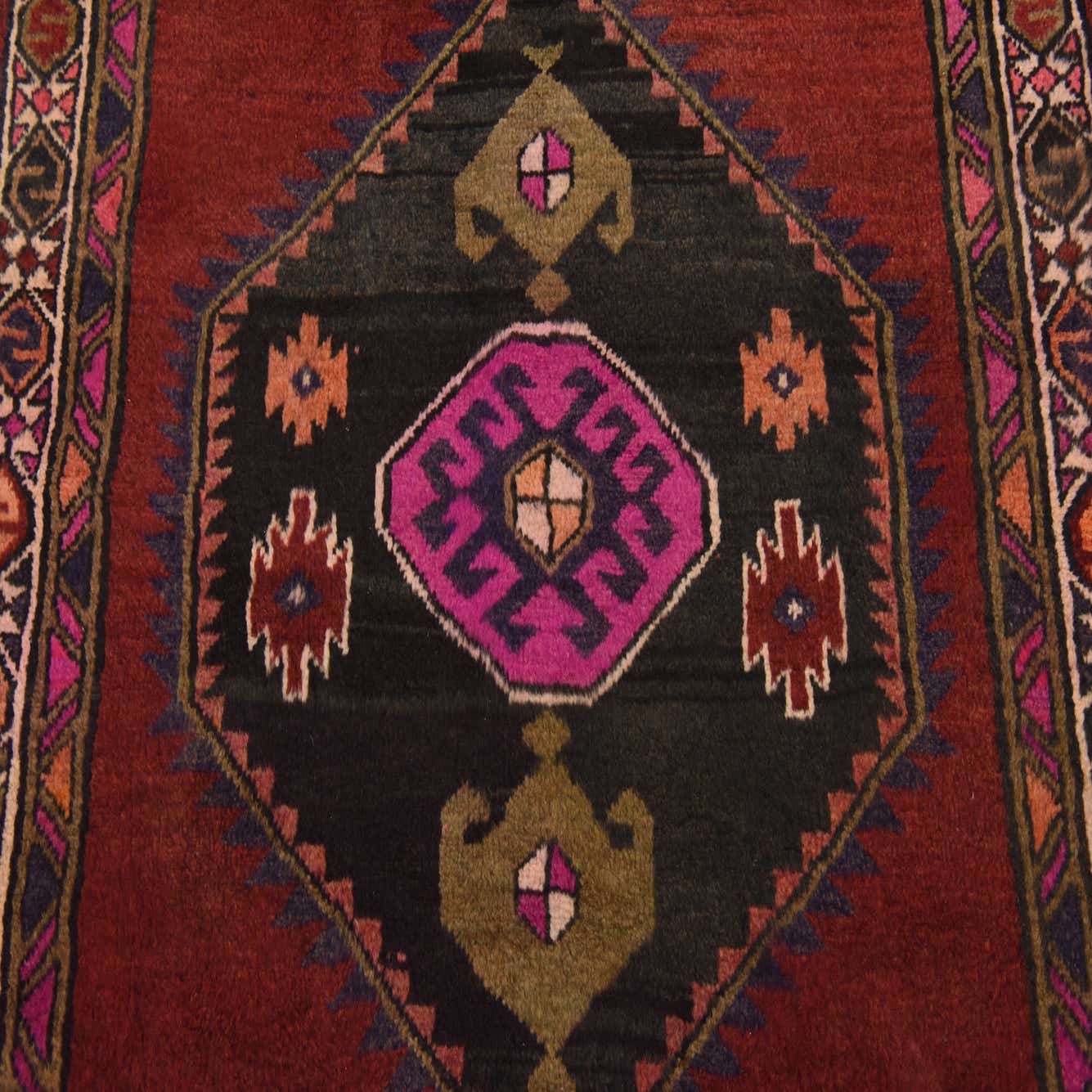 Red 3' 10 x 12' 6 Hand Knotted Sarab Persian Wool Runner Rug | eSaleRugs