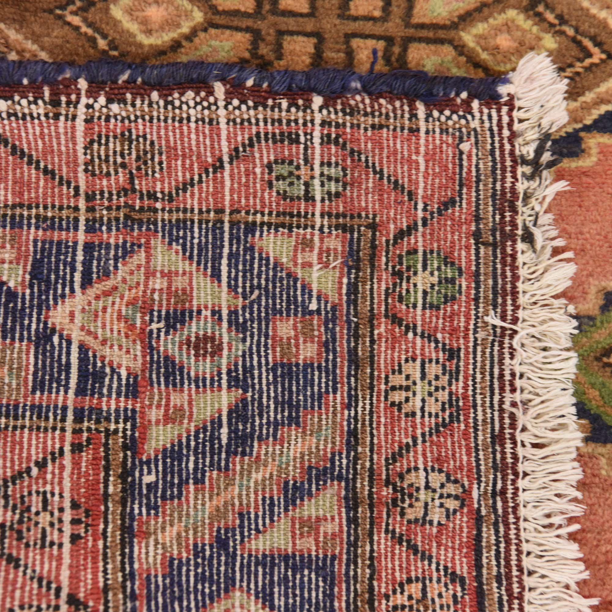 Beige 3' 5 x 7' 6 Hand Knotted Chenar Persian Wool Runner Rug | eSaleRugs