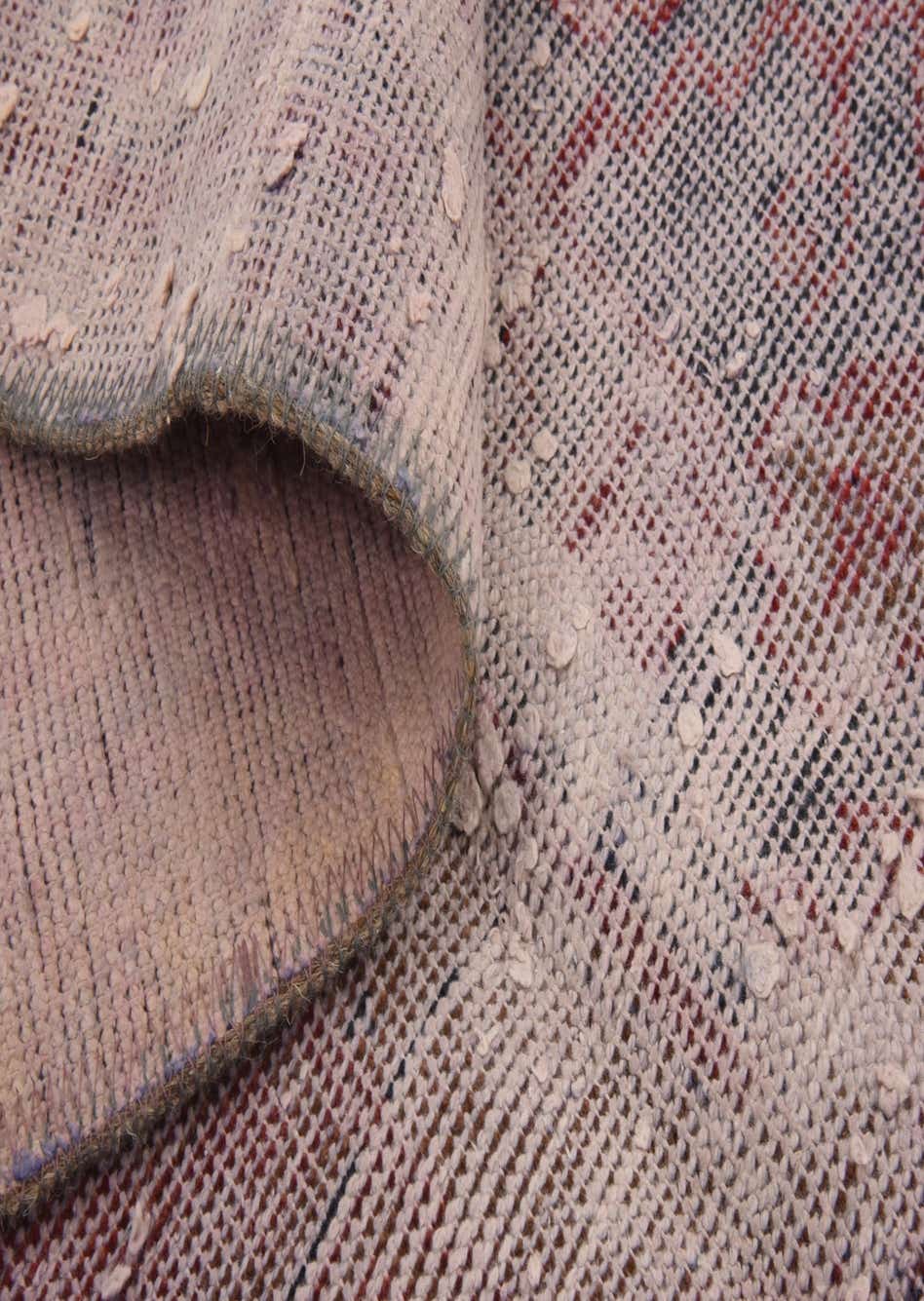 Peach 6' x 9' 4 Hand Knotted Ultra Vintage Persian Wool Rug | eSaleRugs