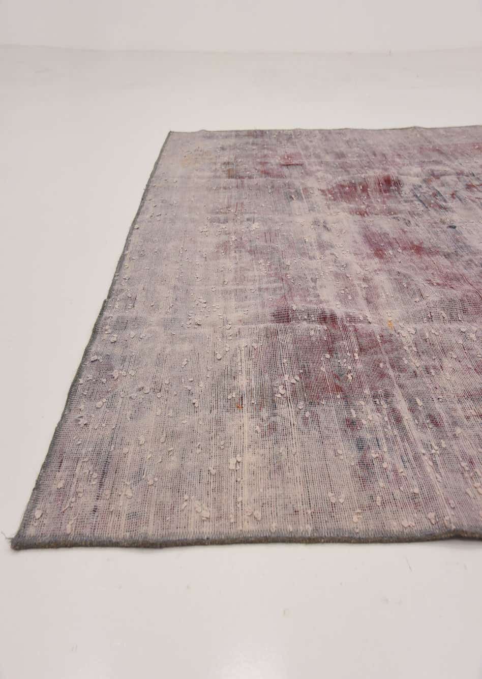 Peach 6' x 9' 4 Hand Knotted Ultra Vintage Persian Wool Rug | eSaleRugs