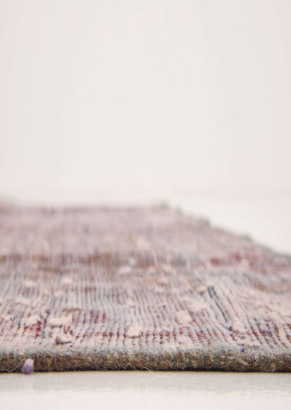 Peach 6' x 9' 4 Hand Knotted Ultra Vintage Persian Wool Rug | eSaleRugs