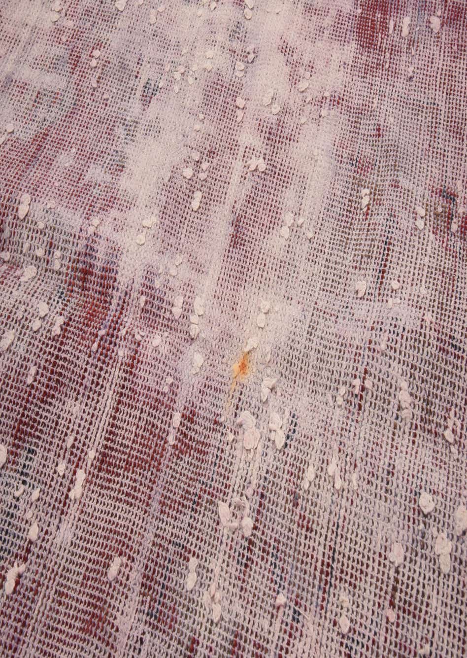 Peach 6' x 9' 4 Hand Knotted Ultra Vintage Persian Wool Rug | eSaleRugs