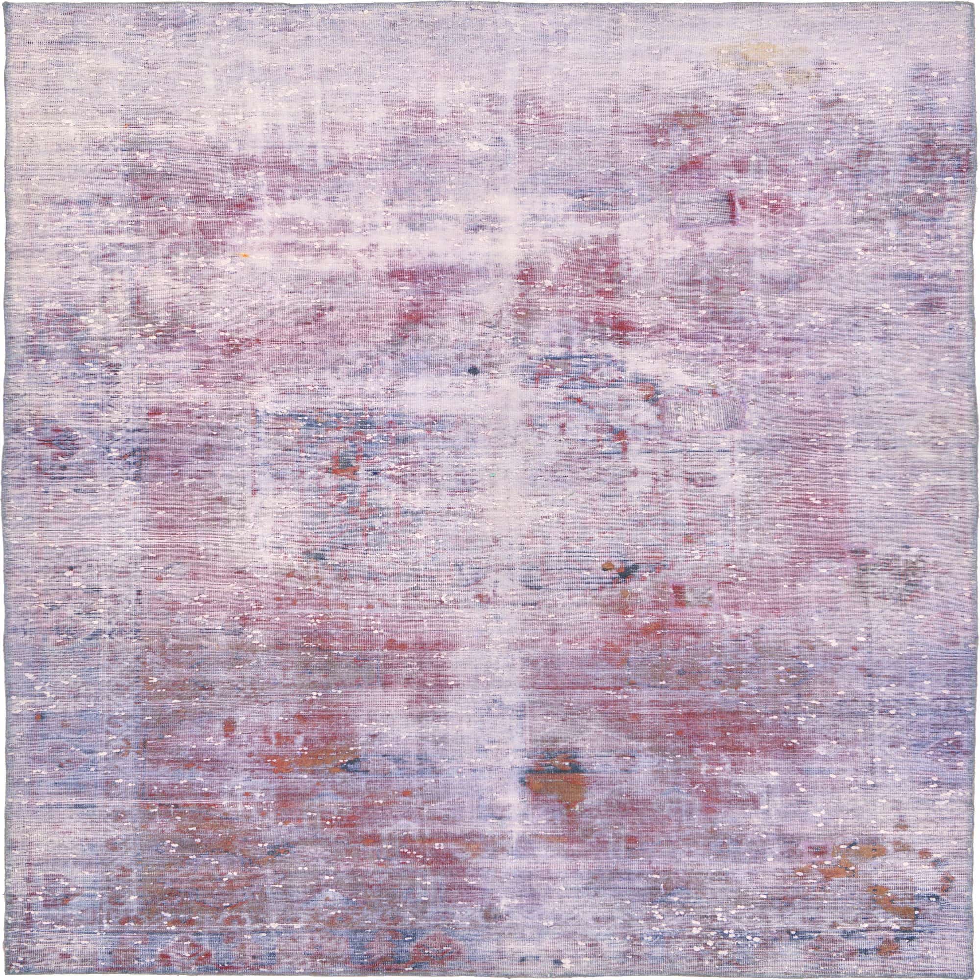 Peach 6' x 9' 4 Hand Knotted Ultra Vintage Persian Wool Rug | eSaleRugs