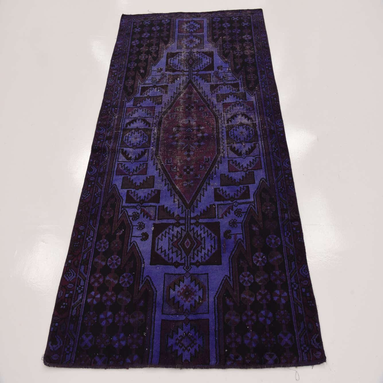 Violet 3' 6 x 6' Hand Knotted Ultra Vintage Persian Wool Rug | eSaleRugs