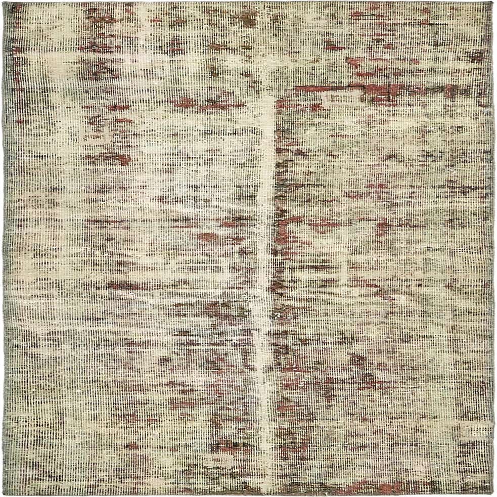 Beige 2' 8 x 6' 5 Hand Knotted Ultra Vintage Persian Wool Runner Rug ...