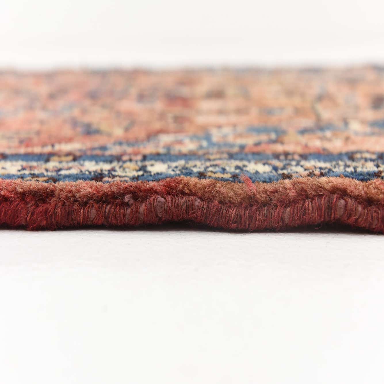 Red 3' 6 x 16' 4 Hand Knotted Hamedan Persian Wool Runner Rug | eSaleRugs