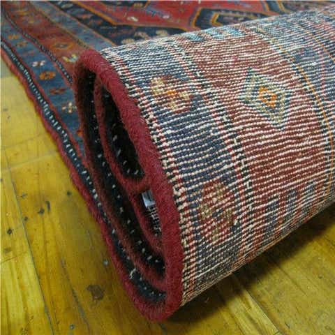 Red 5' 1 x 11' 11 Hand Knotted Sirjan Persian Wool Runner Rug | eSaleRugs