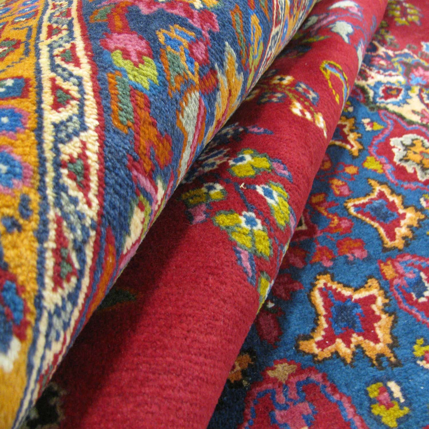 Red 8' 1 x 11' 7 Mashad Persian Rug | eSaleRugs