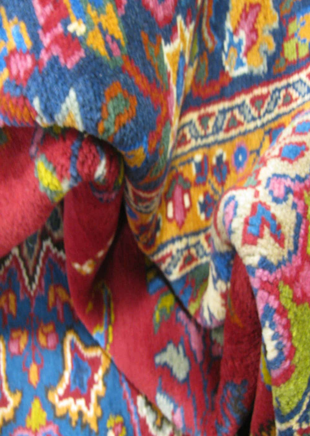 Red 8' 1 x 11' 7 Mashad Persian Rug | eSaleRugs