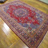 Red 8' 1 x 11' 7 Mashad Persian Rug | eSaleRugs