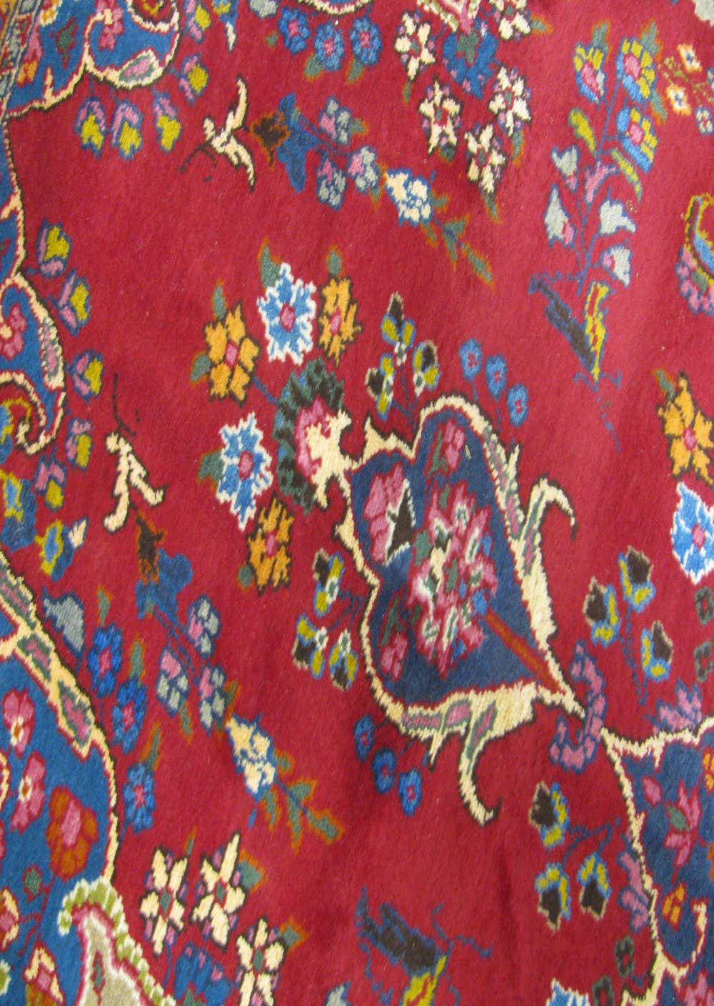 Red 8' 1 x 11' 7 Mashad Persian Rug | eSaleRugs