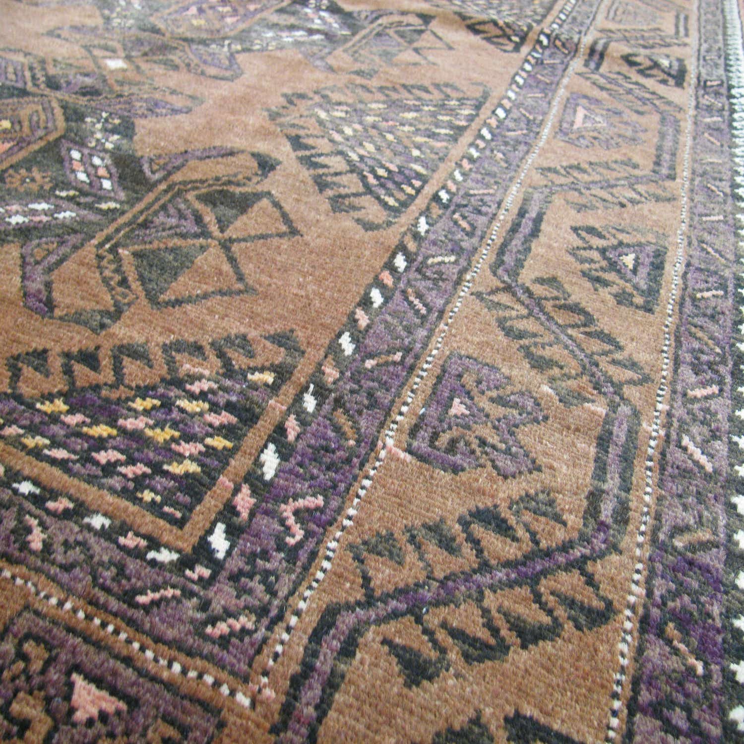 Rust Red 5' 3 x 10' 2 Hand Knotted Shiraz Persian Wool Rug | eSaleRugs