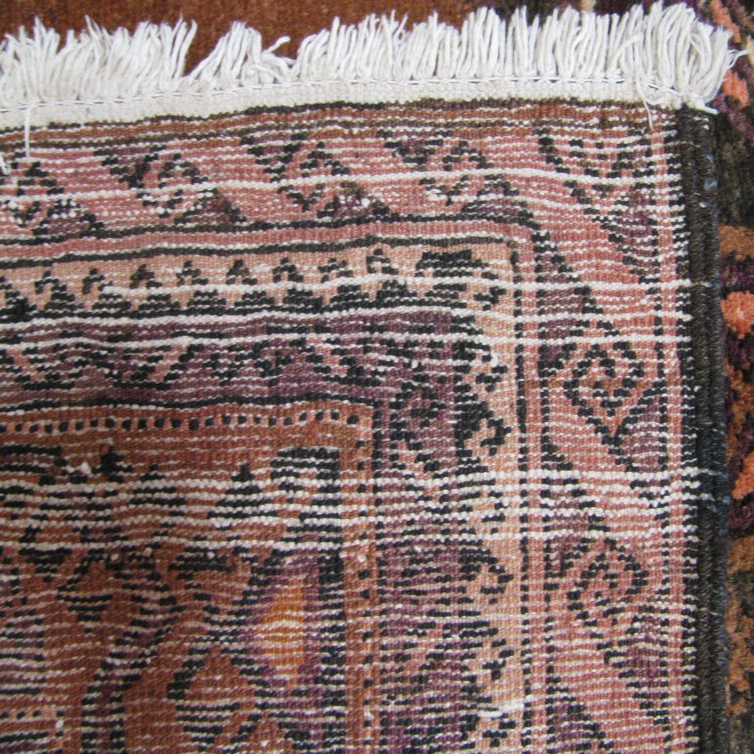 Rust Red 5' 3 x 10' 2 Hand Knotted Shiraz Persian Wool Rug | eSaleRugs