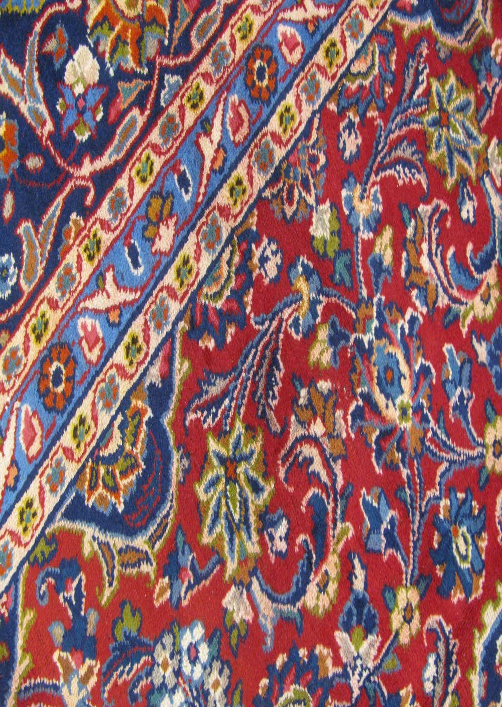 Red 9' 7 x 12' 7 Mashad Persian Rug | eSaleRugs