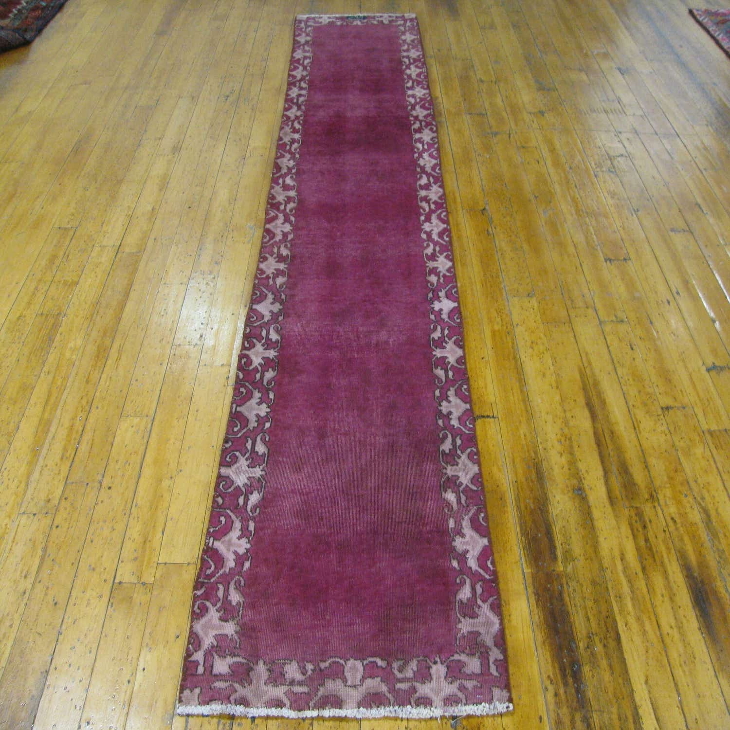 Pink 2' 1 x 10' 4 Hand Knotted Tabriz Persian Wool Runner Rug | eSaleRugs