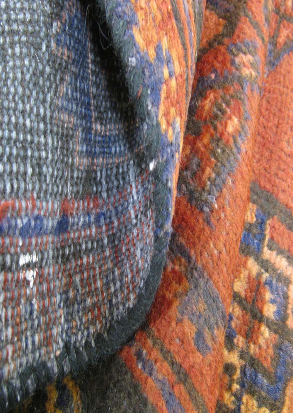 Red 3' 8 x 10' 4 Hand Knotted Ferdos Persian Wool Runner Rug | eSaleRugs