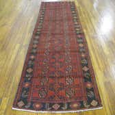 Red 3' 8 x 10' 4 Hand Knotted Ferdos Persian Wool Runner Rug | eSaleRugs