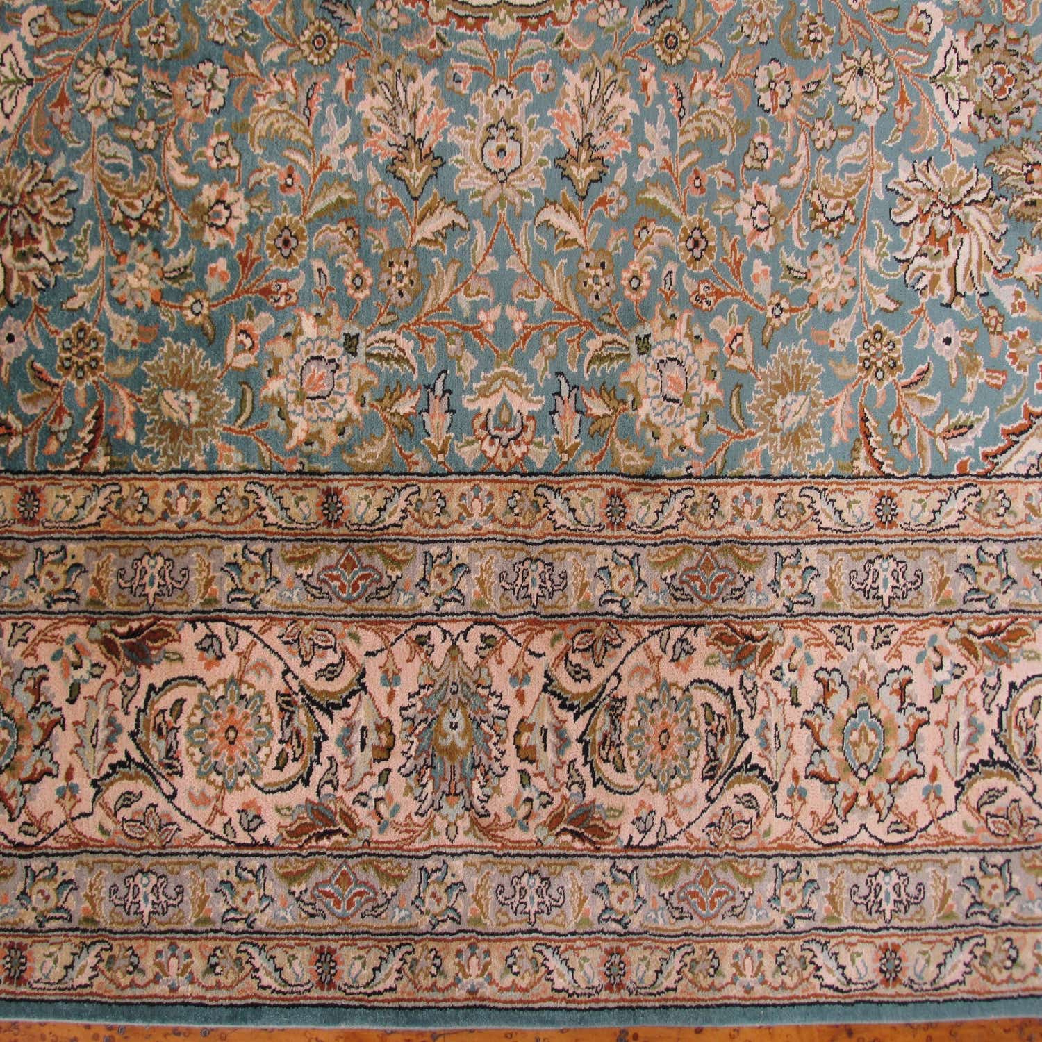 Blue 7' x 10' 4 Kashmir Oriental Rug | eSaleRugs