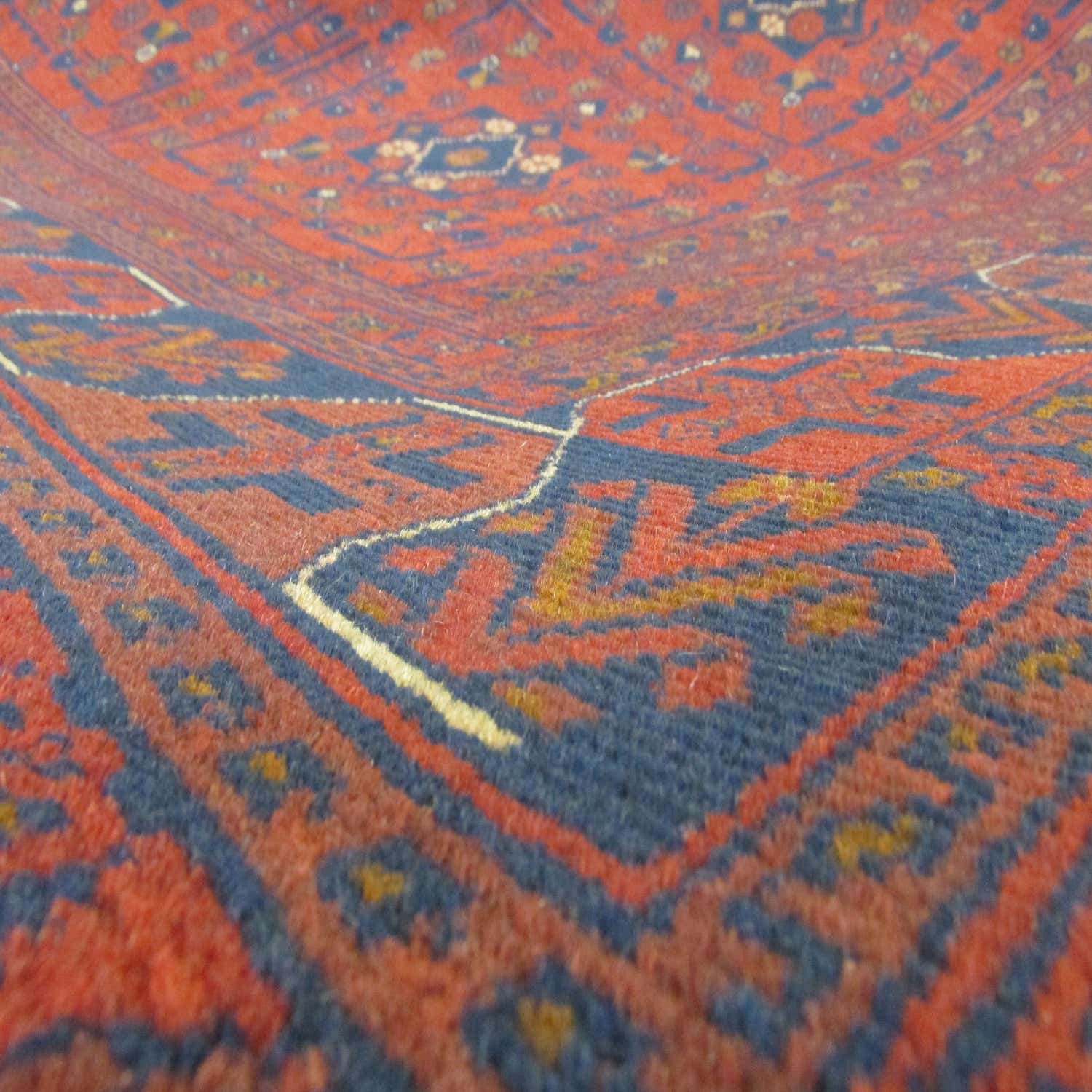 Red 5' 11 x 7' 7 Hand Knotted Khal Mohammadi Oriental Rug | eSaleRugs