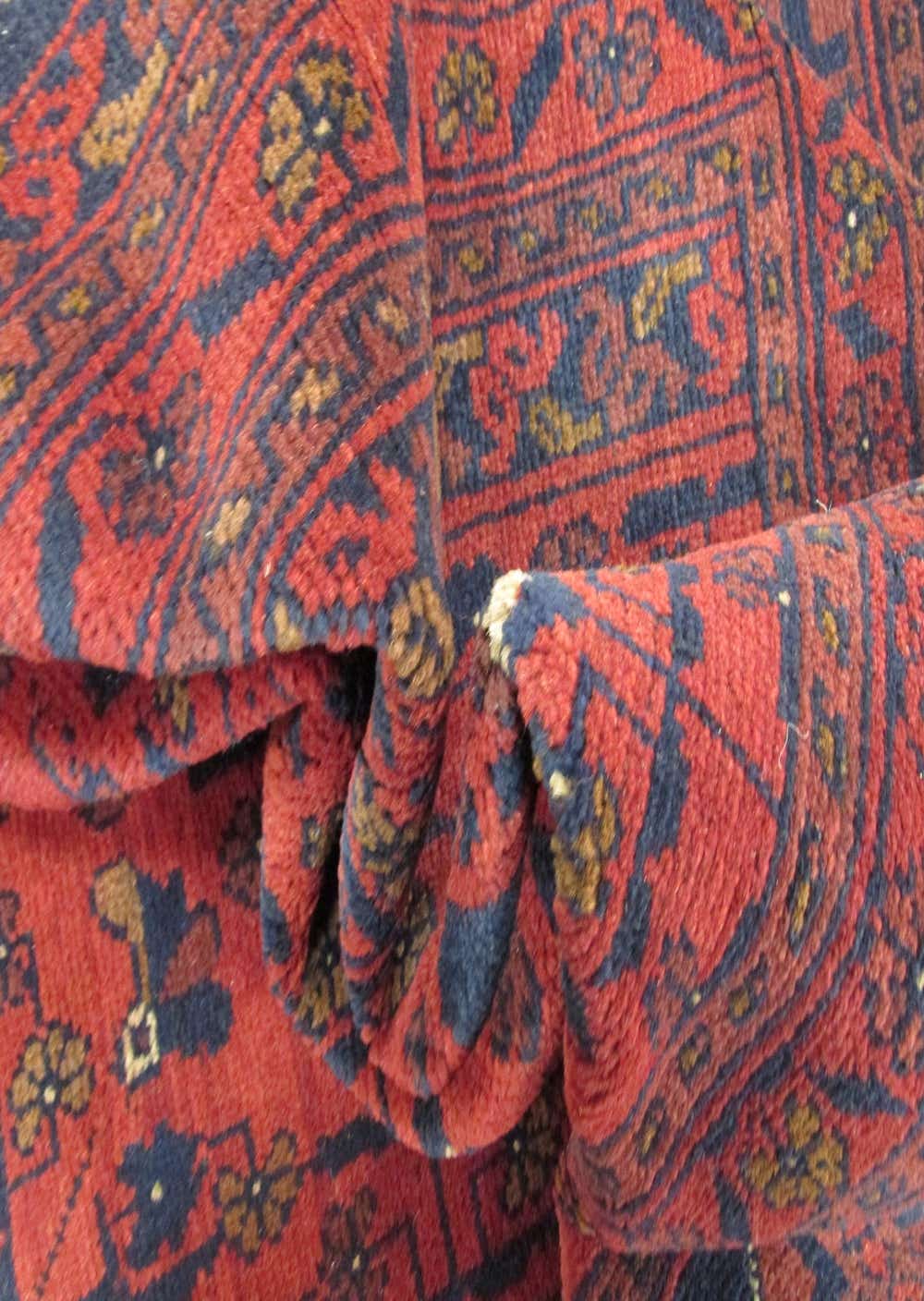 Red 5' 11 x 7' 7 Hand Knotted Khal Mohammadi Oriental Rug | eSaleRugs