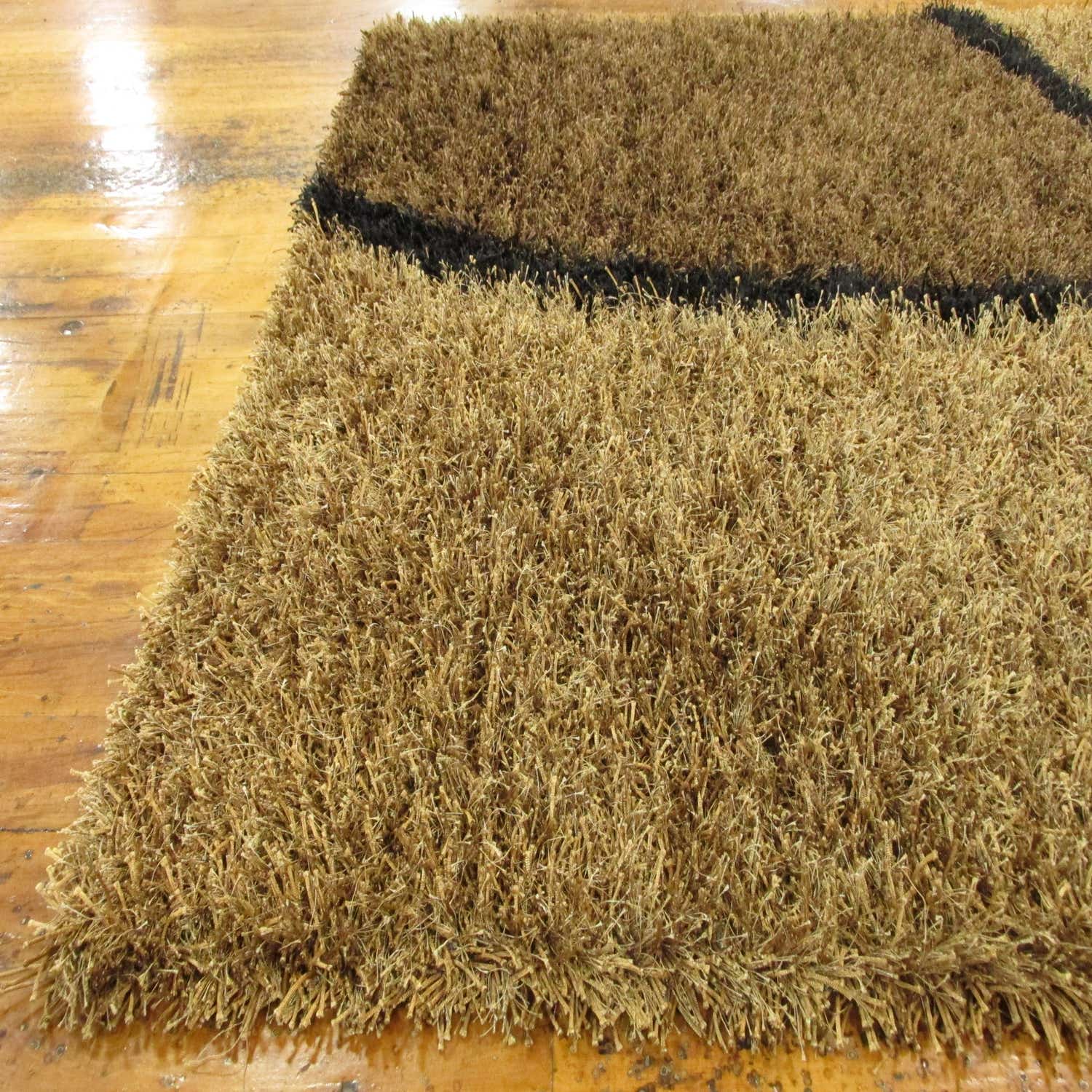 Gold 5' 3 x 7' 5 Multi-Tone Shag Rug | eSaleRugs