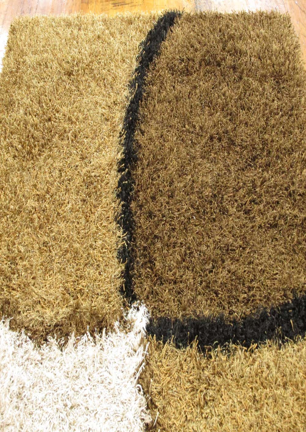 Gold 5' 3 x 7' 5 Multi-Tone Shag Rug | eSaleRugs