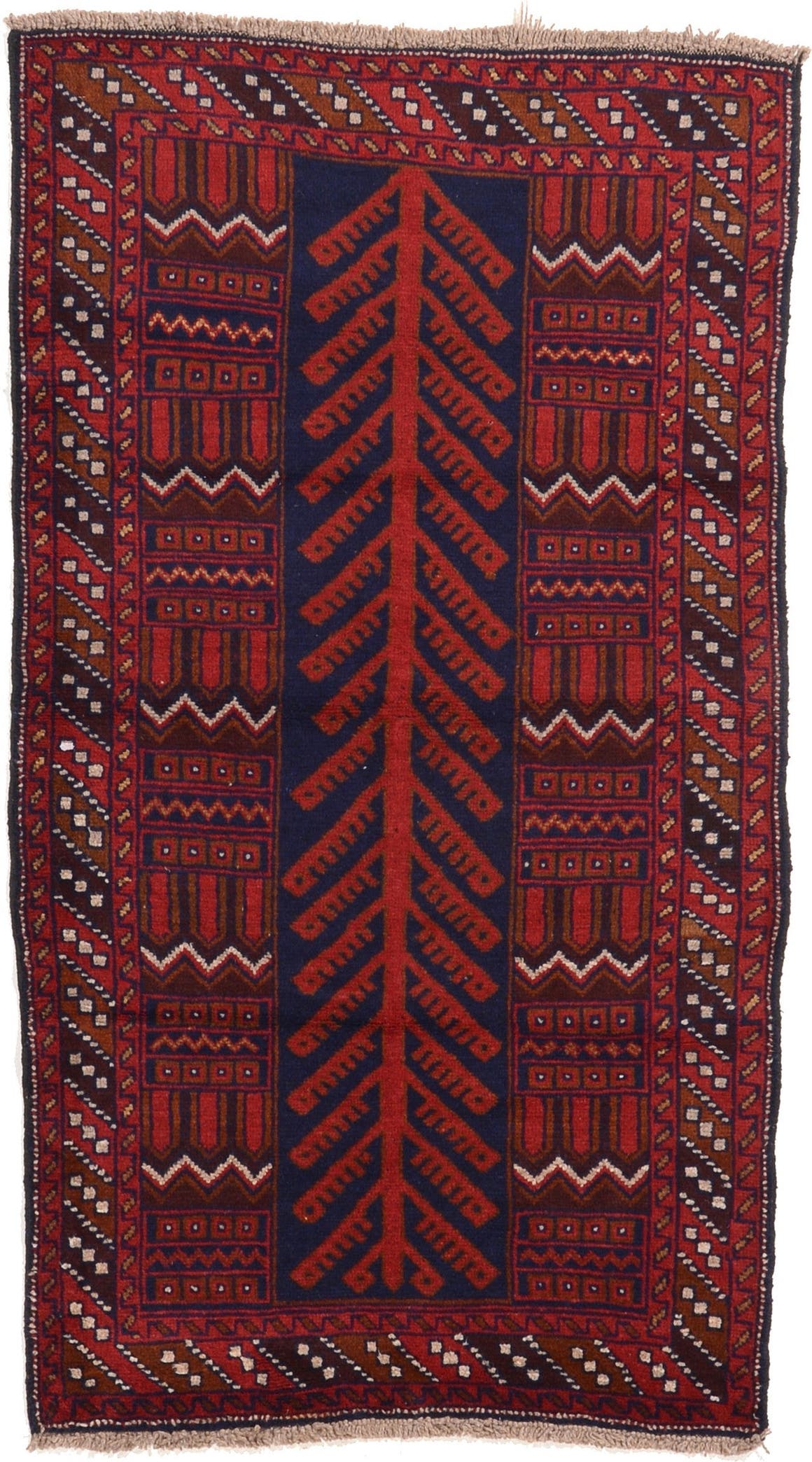 Navy Blue 3' 9 x 6' 8 Balouch Persian Rug | eSaleRugs