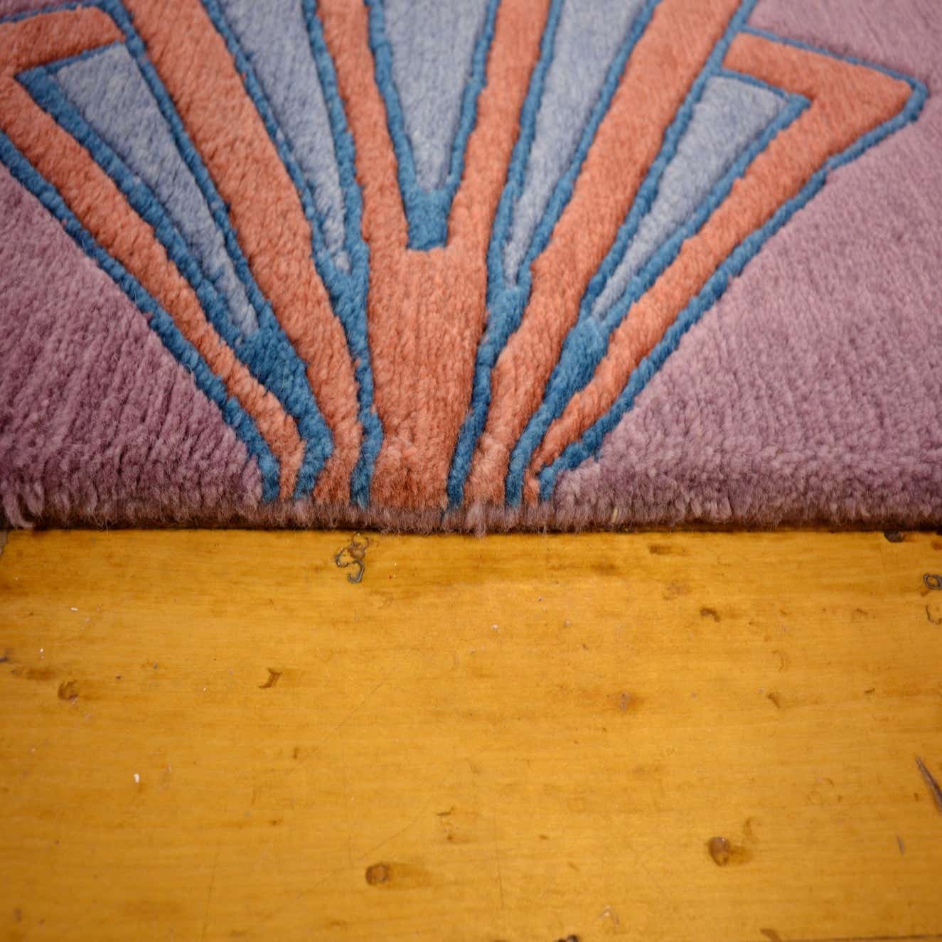 Purple 5' 7 x 8' 2 Hand Knotted Nepal Wool Rug | eSaleRugs