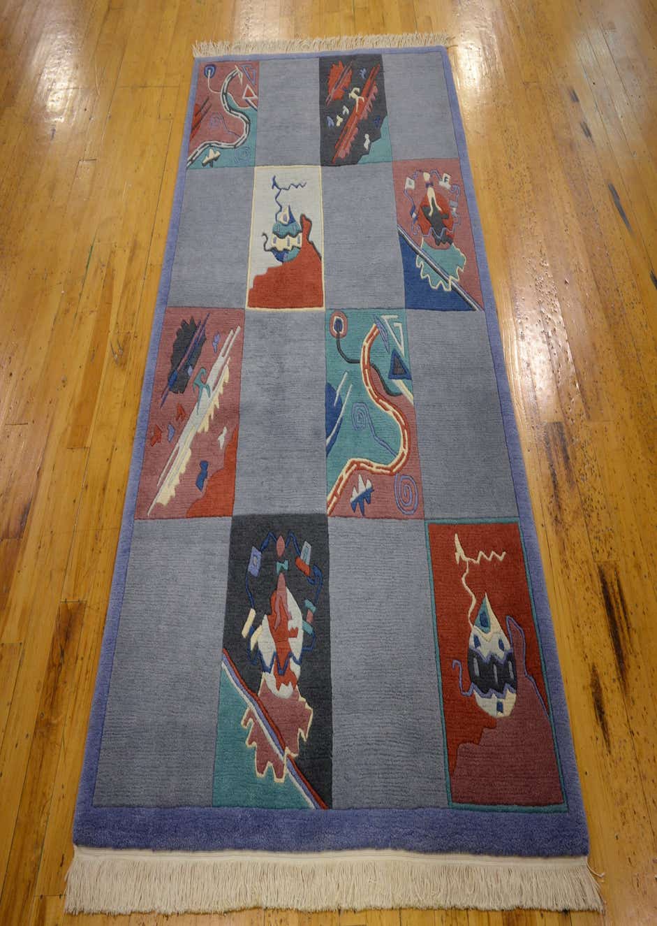 Gray 4' 8 x 7' 2 Hand Knotted Nepal Wool Rug | eSaleRugs