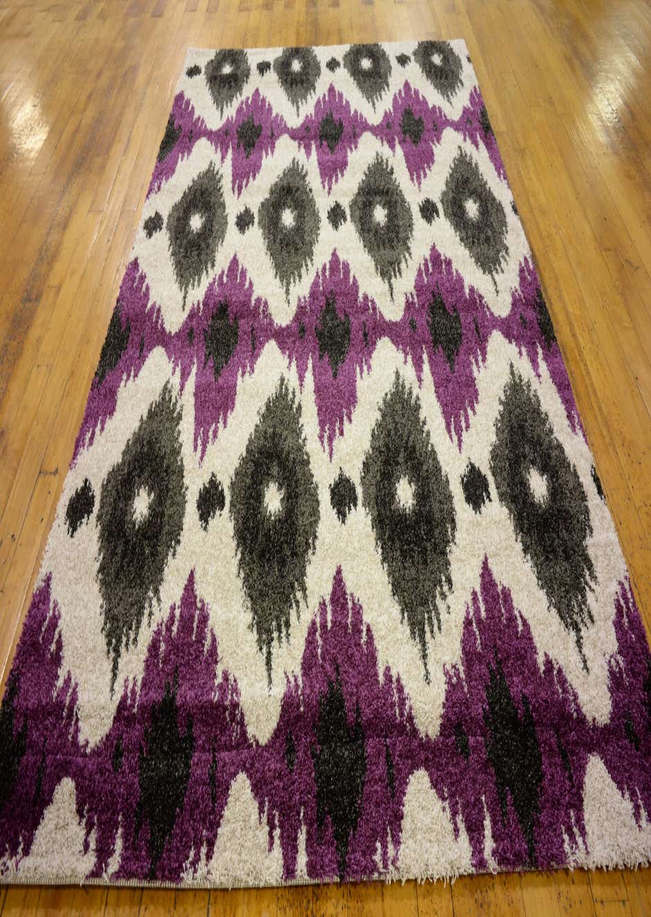 Purple 6' 6 x 9' 10 Luxe Frieze Rug | eSaleRugs