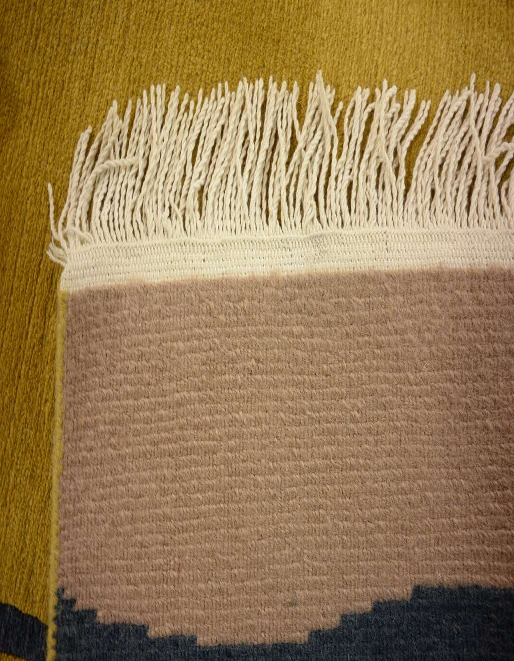 Gold 5' 9 x 7' 11 Hand Knotted Nepal Wool Rug | eSaleRugs