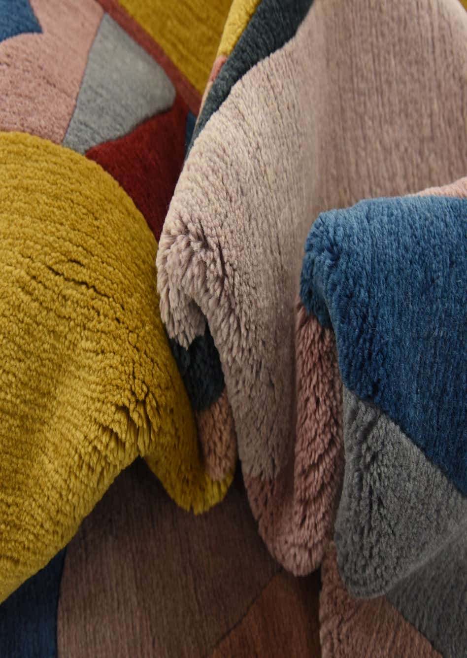 Gold 5' 9 x 7' 11 Hand Knotted Nepal Wool Rug | eSaleRugs