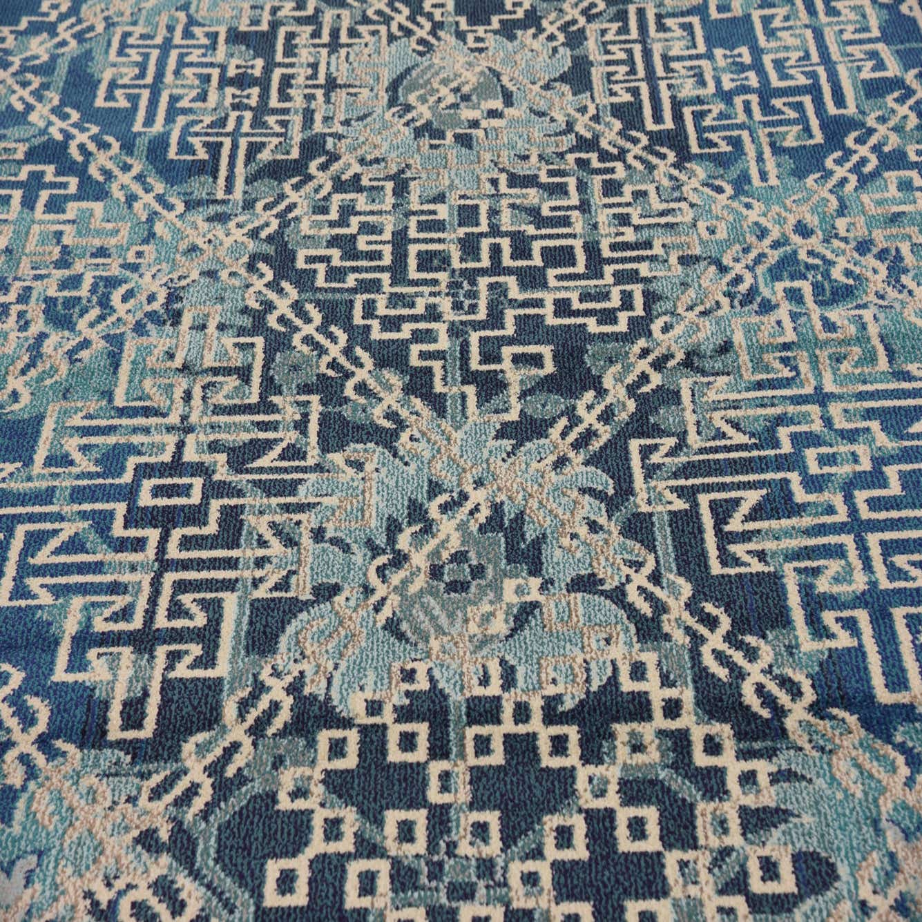 Blue 6' 7 x 10' Casablanca Rug | eSaleRugs