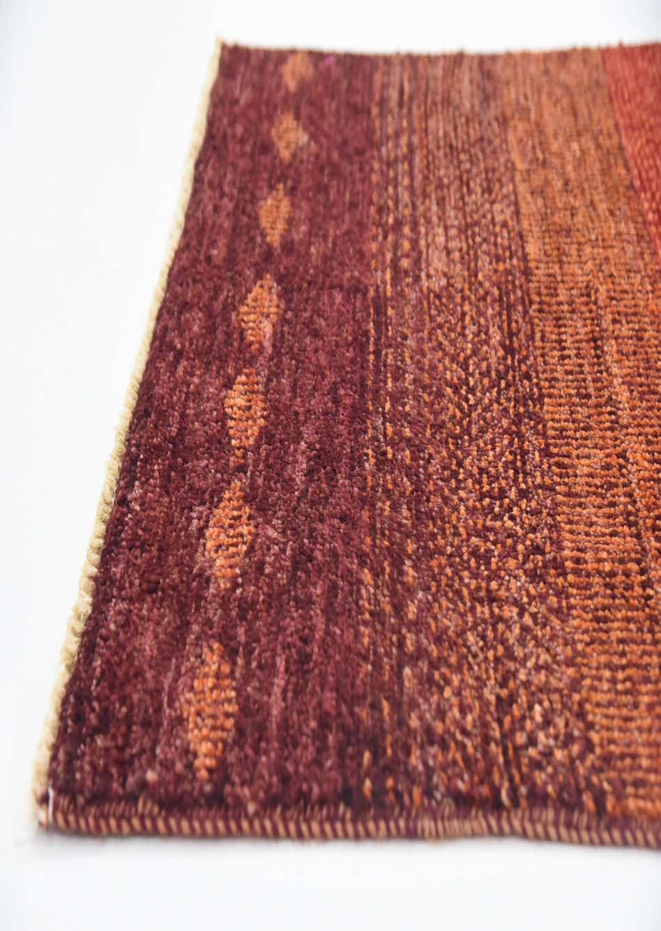 Red 2' 7 x 16' Modern Ziegler Runner Rug | eSaleRugs