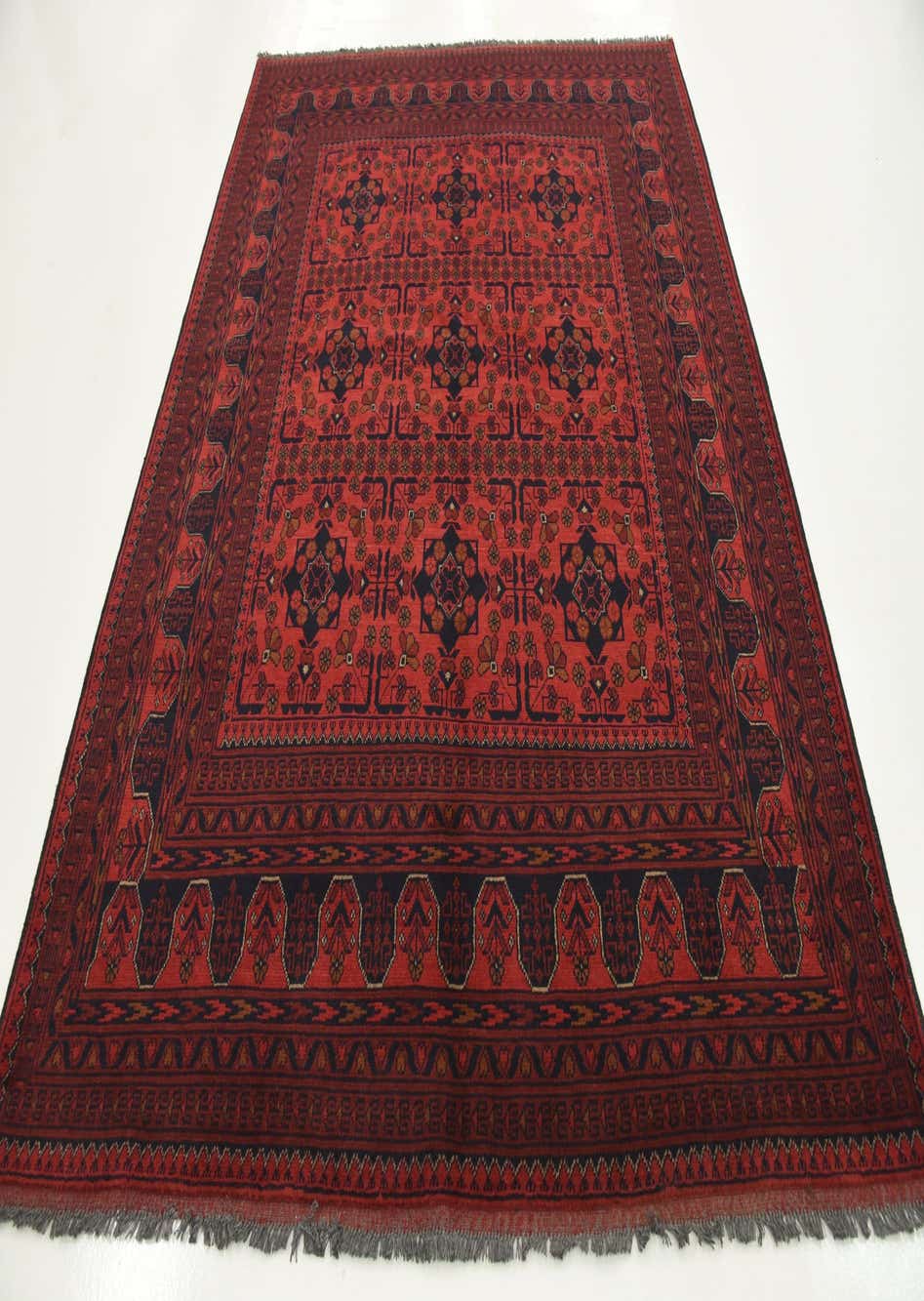 Red 5' 10 x 7' 5 Hand Knotted Khal Mohammadi Oriental Rug | eSaleRugs