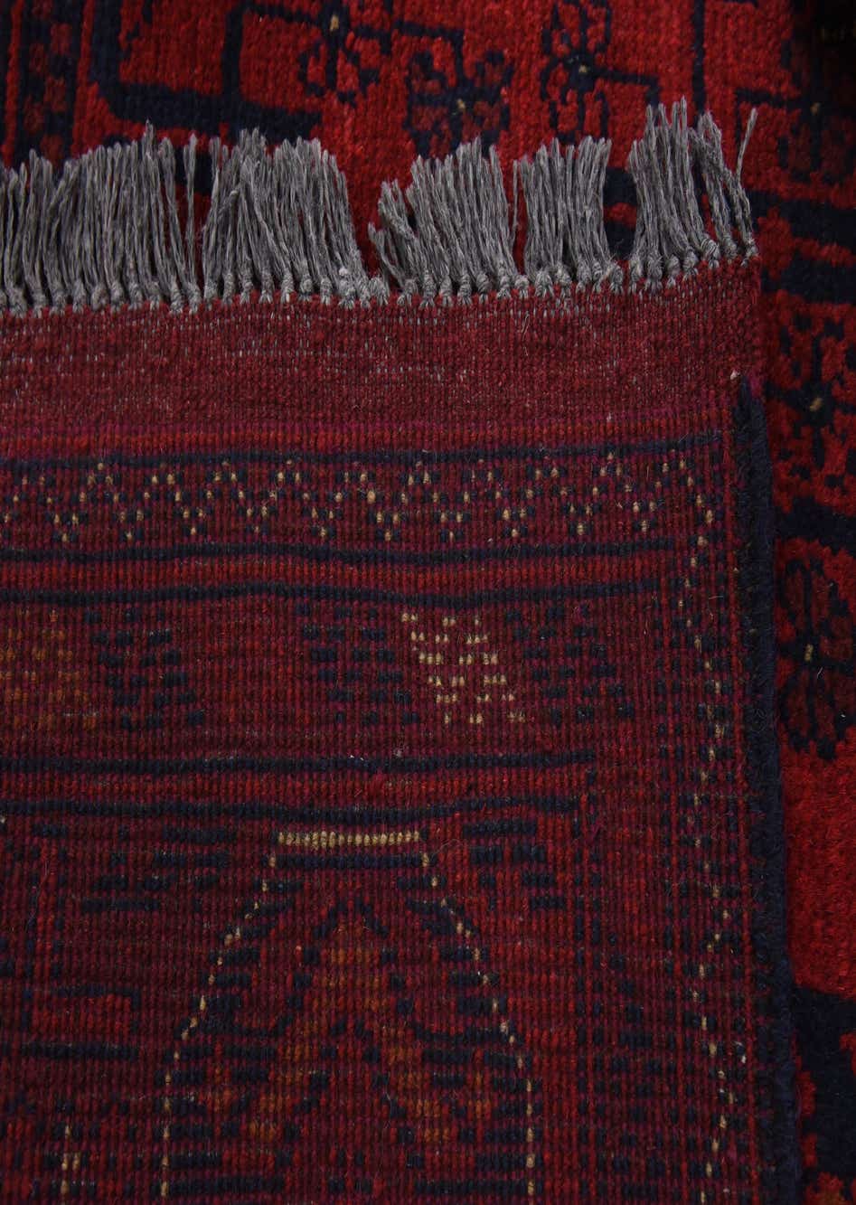 Red 4' 3 x 6' 5 Hand Knotted Khal Mohammadi Oriental Rug | eSaleRugs