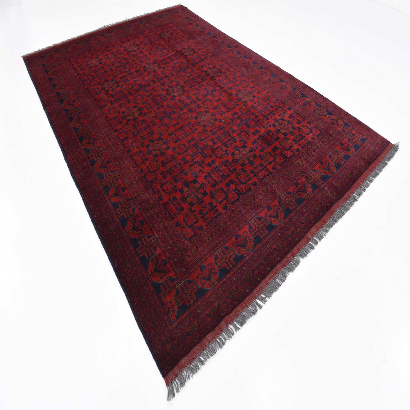 Red 6' 8 x 9' 9 Khal Mohammadi Oriental Rug | eSaleRugs